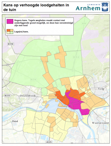 In deze Arnhemse wijken is sprake van bodemverontreiniging: - Arnhem Klimaatbestendig